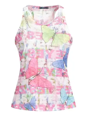 YES ZEE BY ESSENZA Printed Tank Top Pink
