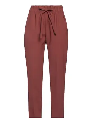 CLAUDIE Tapered Leg Trousers - Brown