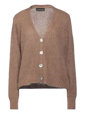 VANESSA SCOTT Knitted Cardigan Beige
