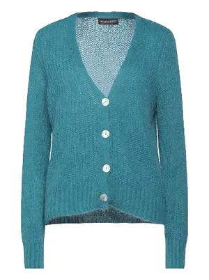 VANESSA SCOTT Knitted Cardigan Green