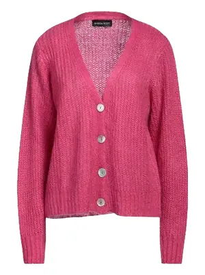 VANESSA SCOTT Knitted Cardigan - Magenta