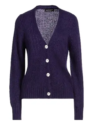 VANESSA SCOTT Knitted Cardigan Purple