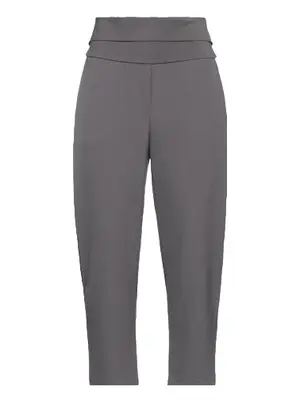 MANILA GRACE MANILA GRACE Garnet Polyester, Elastane, Cotton Trousers Grey