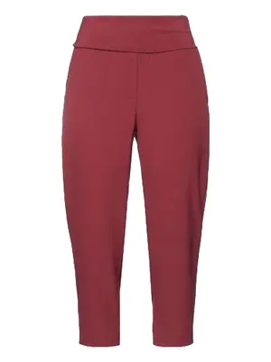 MANILA GRACE Tapered Cropped Pants - Red