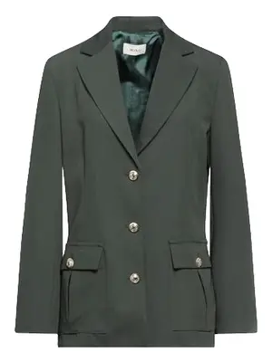 VICOLO Single-breasted Blazer - Green