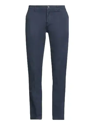 BROOKSFIELD Man Pants Navy Size 42 Cotton, Elastane Navy