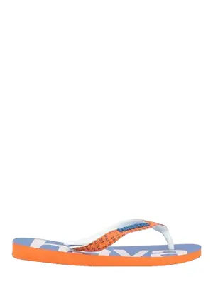 Havaianas Thong Sandal In Rubber Orange