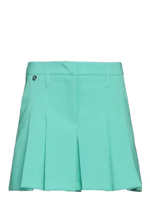 KONTATTO Mini Pleated Skirt - Green