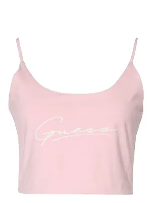 Guess Crop Top Light Pink
