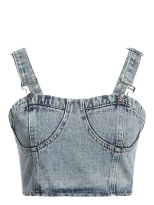 VANESSA SCOTT VANESSA SCOTT Denim Crop Top