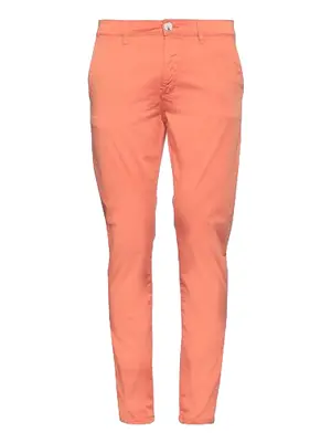 SEINSE Man Pants Salmon Pink Size 28 Cotton, Elastane Pink