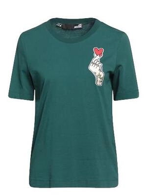 Moschino Printed Cotton T-shirt - Green