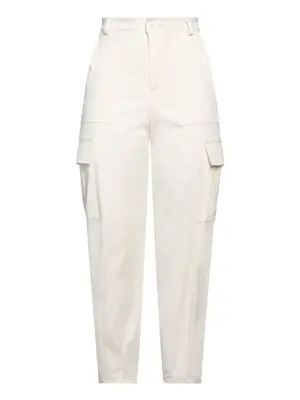 HAVEONE HAVEONE High Waisted Cargo Trousers White