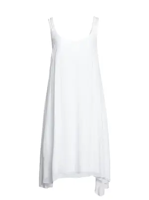 ELISA CAVALETTI BY DANIELA DALLAVALLE Sleeveless Midi Dress - White