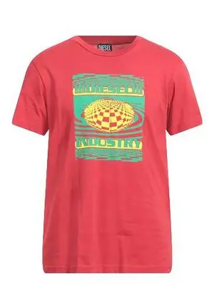 DIESEL® T-shirt Size Cotton - Red
