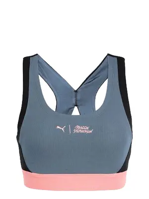 PUMA X Maggie Low Impact Bra Top Size Modal, Polyester, Elastane - Blue
