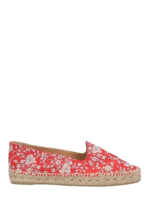 CastaÑer Floral Print Espadrilles - Red