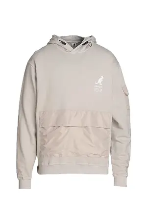 KANGOL Cotton Sweatshirt - Beige