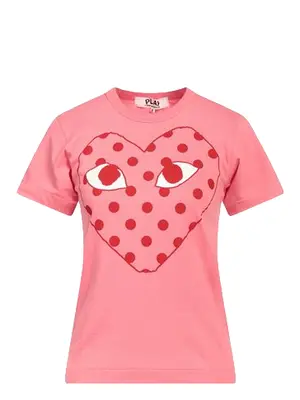 Play Comme Des Garcon Printed T-shirt - Pink