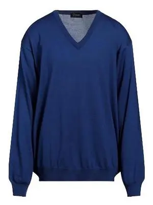 DRUMOHR Merino Wool Sweater Blue