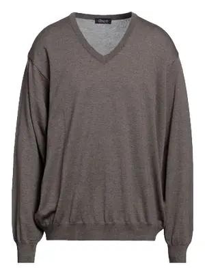 DRUMOHR Merino Wool Sweater Brown