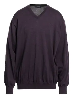 DRUMOHR Merino Wool Sweater Purple