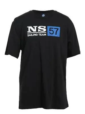 NORTH SAILS Man T-shirt Black Size S Cotton Black
