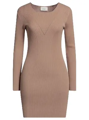 VICOLO VICOLO Mini Dress Beige