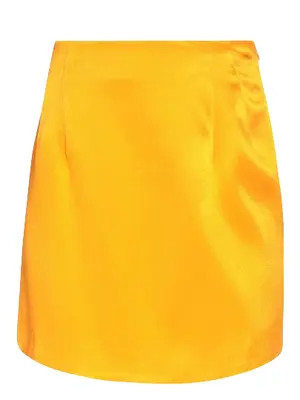 SOALLURE Mini Skirt - Orange