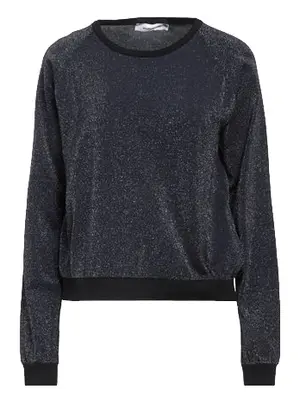 GRIFONI Knitted Lamé Sweater - Blue