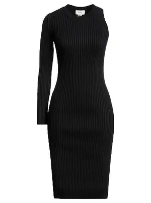VICOLO Midi Knit Dress Black