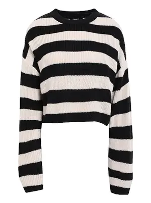 ONLY Striped Lightweight Knit Sweater