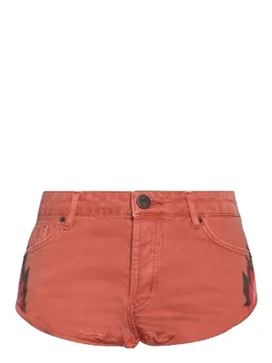 ONETEASPOON Denim Shorts - Red