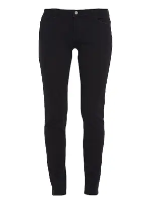 Emporio Armani Cotton-blend Skinny Jeans - Black