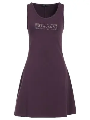 MANGANO Mini Flared Dress - Purple