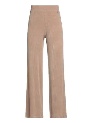 BERNA Wide Leg Knit Pants Beige