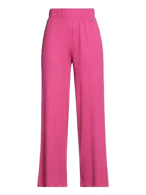 BERNA Wide Leg Knit Pants Pink
