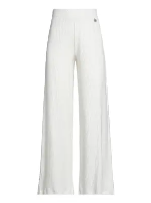 BERNA Wide Leg Knit Pants White