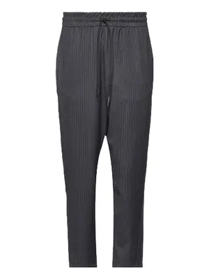 DANIEL RAY Cotton Pinstriped Pants Steel Grey