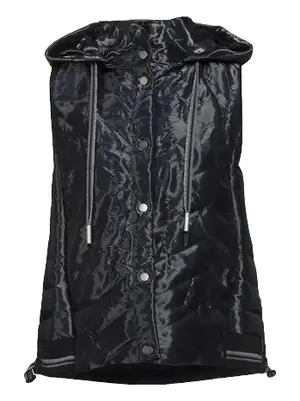 Lorena Antoniazzi Quilted Sleeveless Jacket - Blue