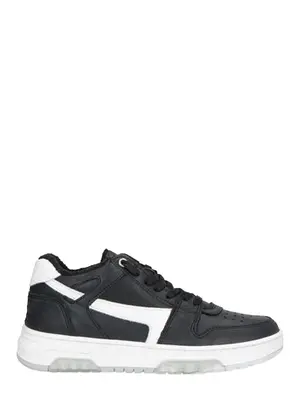 CAFÈNOIR Soft Leather Low-top Sneakers - Black