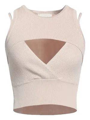 VICOLO Knit Top - Beige