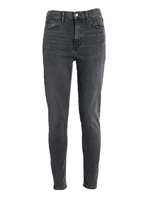 Topshop Jeans In Cotton, Polyester, And Elastane - Black