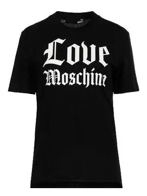 Moschino LOVE MOSCHINO Logo-Print T-Shirt Black