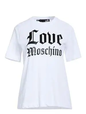 Moschino LOVE MOSCHINO Logo-Print T-Shirt White