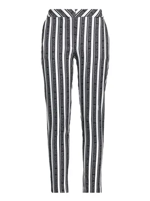 Relish Striped Tapered Leg Trousers - Black