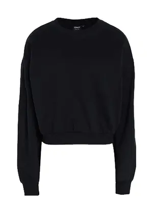 Only Sweatshirt In Cotton And Polyester - Black