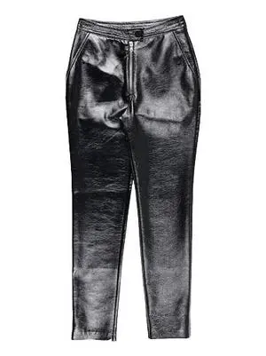 MANILA GRACE Skinny Coated Pants - Black