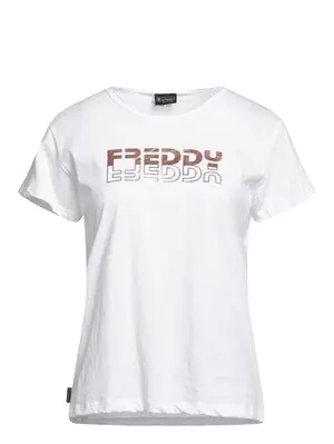 FREDDY Logo-print Jersey T-shirt - White
