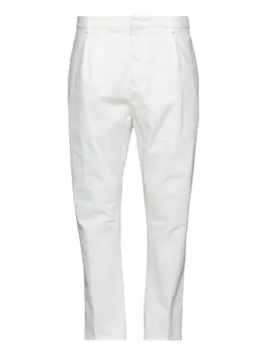 DONDUP Tapered Fit Pants Ivory